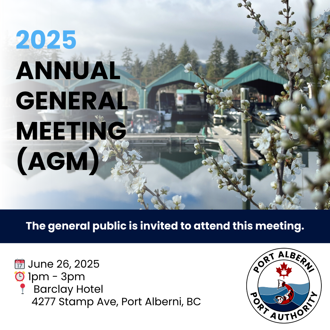 Events from May 16, 2024 – June 26, 2025 – Port Alberni Port Authority